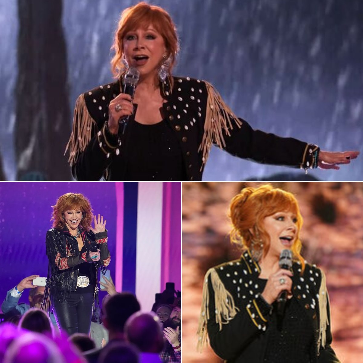 Reba McEntire delivered a powerful debut performance of her latest ...