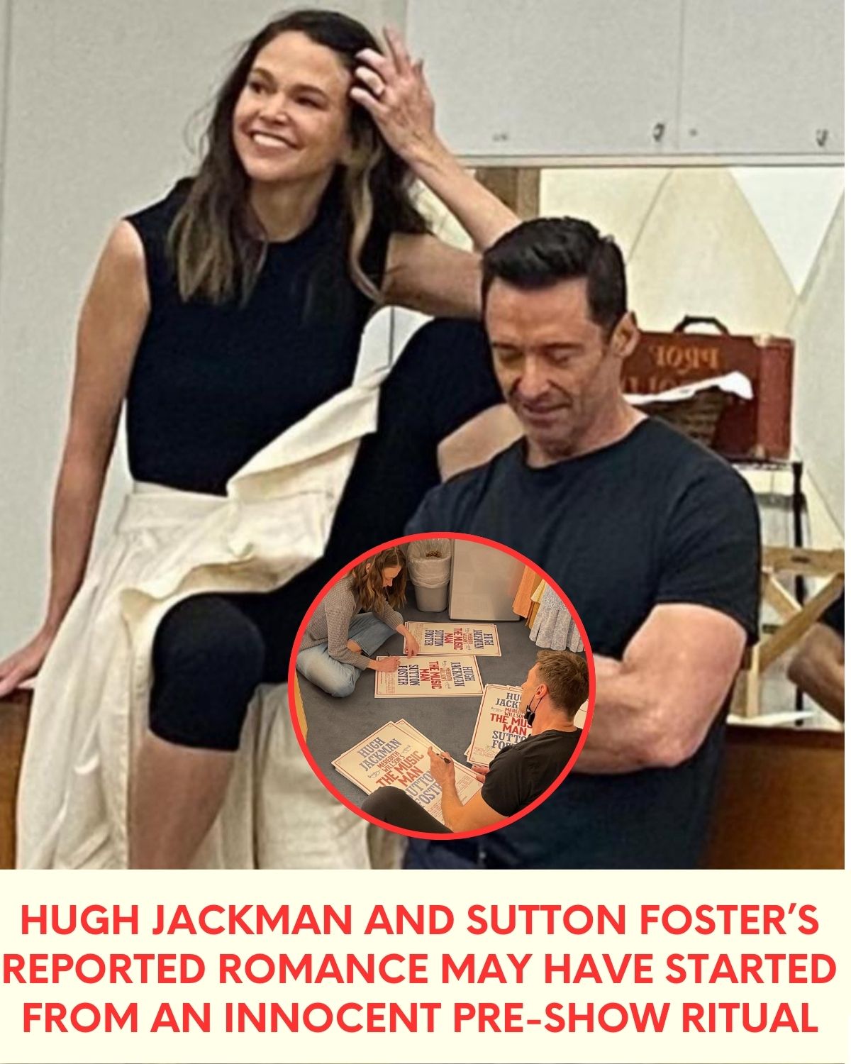 Hugh Jackman And Sutton Fosters Reported Romance May Have Started From