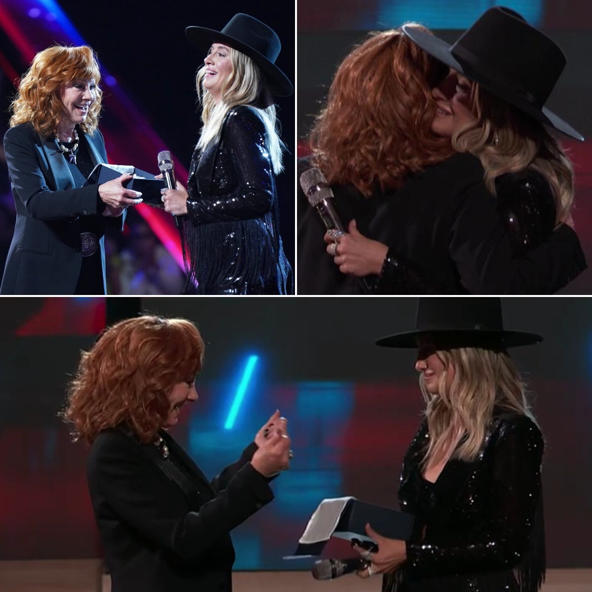 Country star Reba McEntire extended an invitation to Lainey Wilson to join the Grand Ole Opry ...