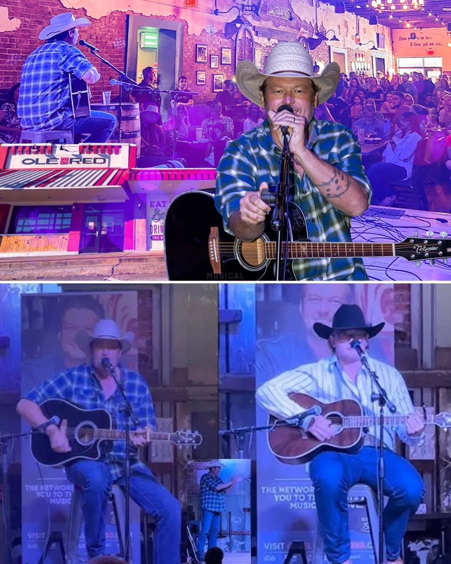 Gwen Stefani’s son Zuma took a leap into the spotlight, making his musical debut at Blake ...