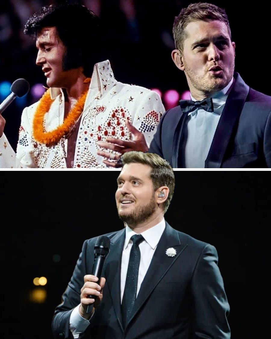 Imagine the King of Rock ‘n’ Roll, Elvis Presley, joining forces with modern-day crooner Michael ...