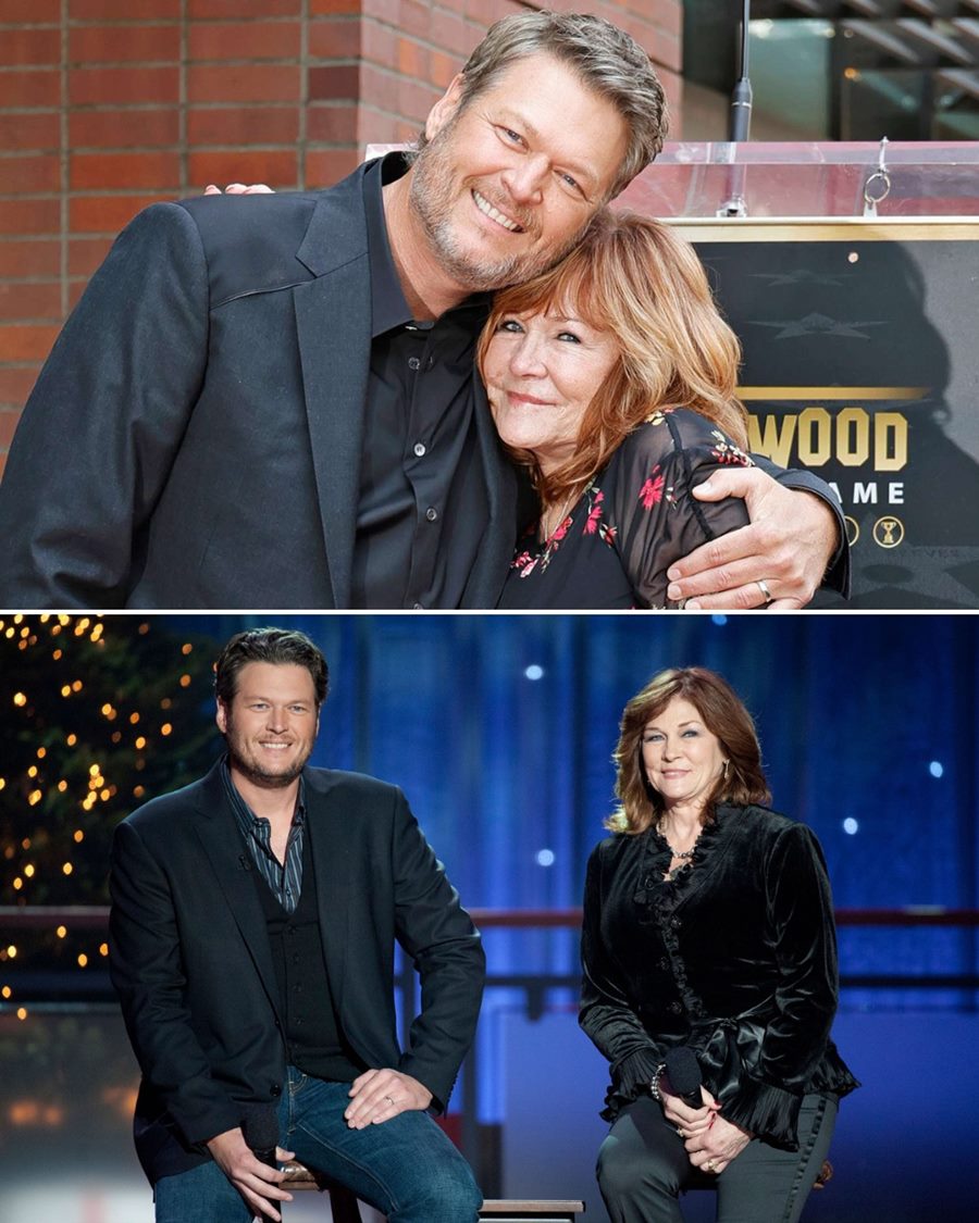 Blake Shelton, a country music giant, stood on stage, his voice steady ...