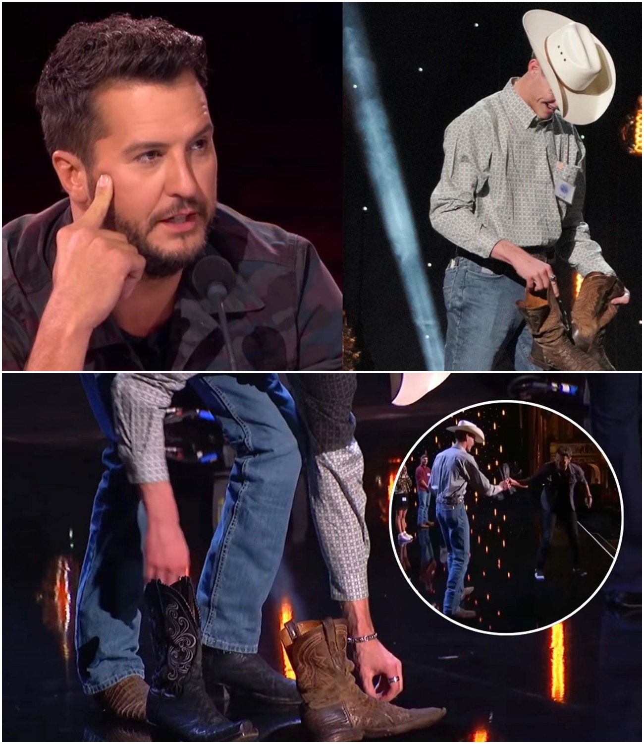 A 19 yrs old poor cowboy stepped onto the stage, his worn-out boots a ...
