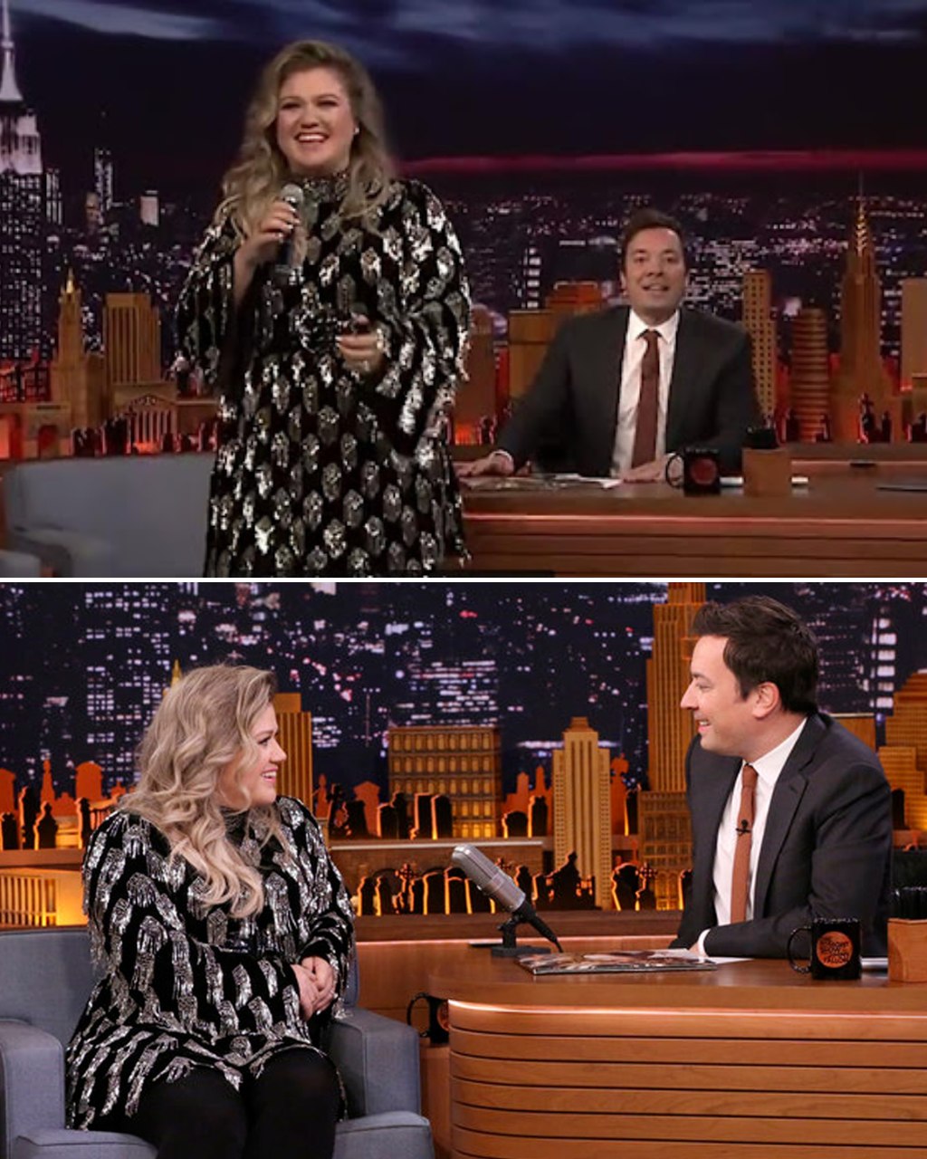 Kelly Clarkson Had Jimmy Fallon Thrilled With Her Appearance On The ...