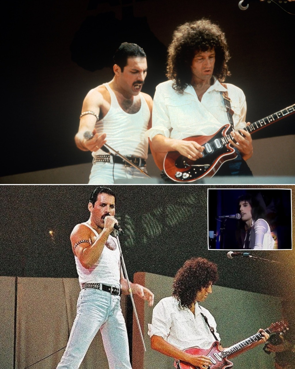 Queen exploded onto the stage with rock energy that swept the crowd ...