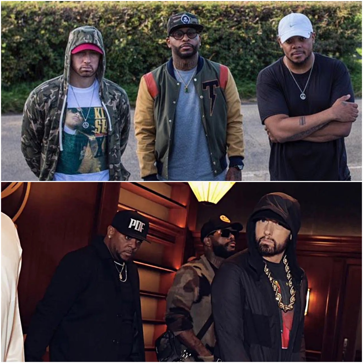 Eminem storms the Rhythm + Flow stage, brings hip-hop heavyweights Mr. Porter and Royce 5’9 ...