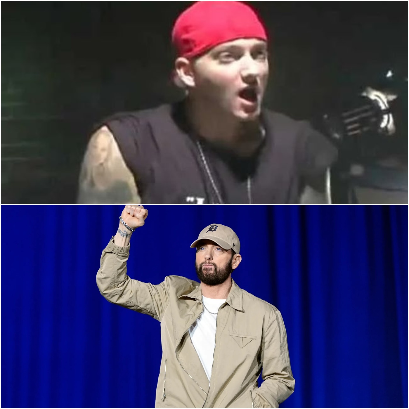 Eminem, the legendary rapper with sharp and powerful lyrics, rarely ...