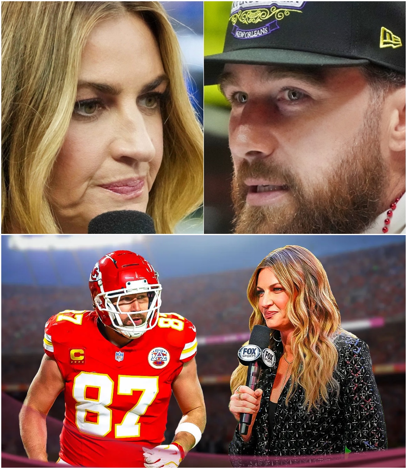 Erin Andrews Reveals She Told Travis Kelce “I Love You” When She Saw Him After His Devastating ...