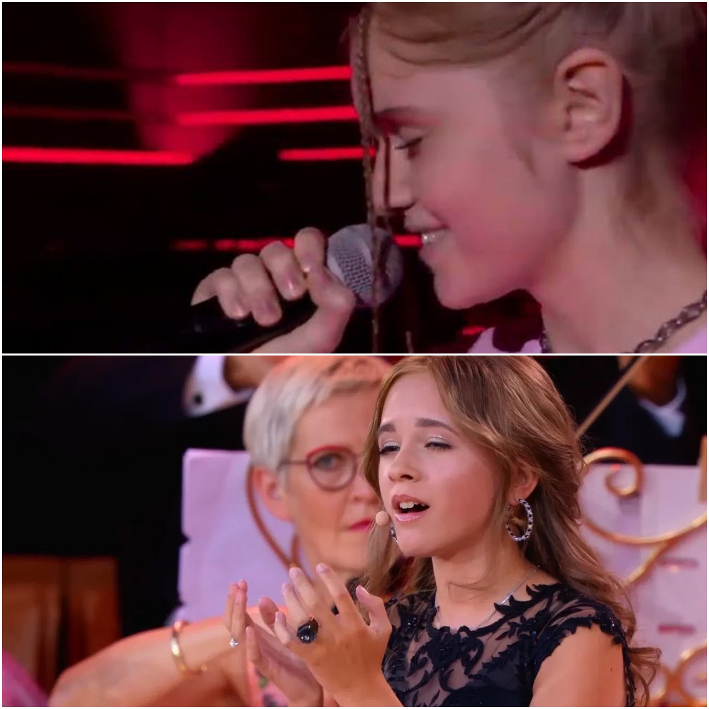 EMMA, 15 years old, returned to THE VOICE stage after the huge success ...