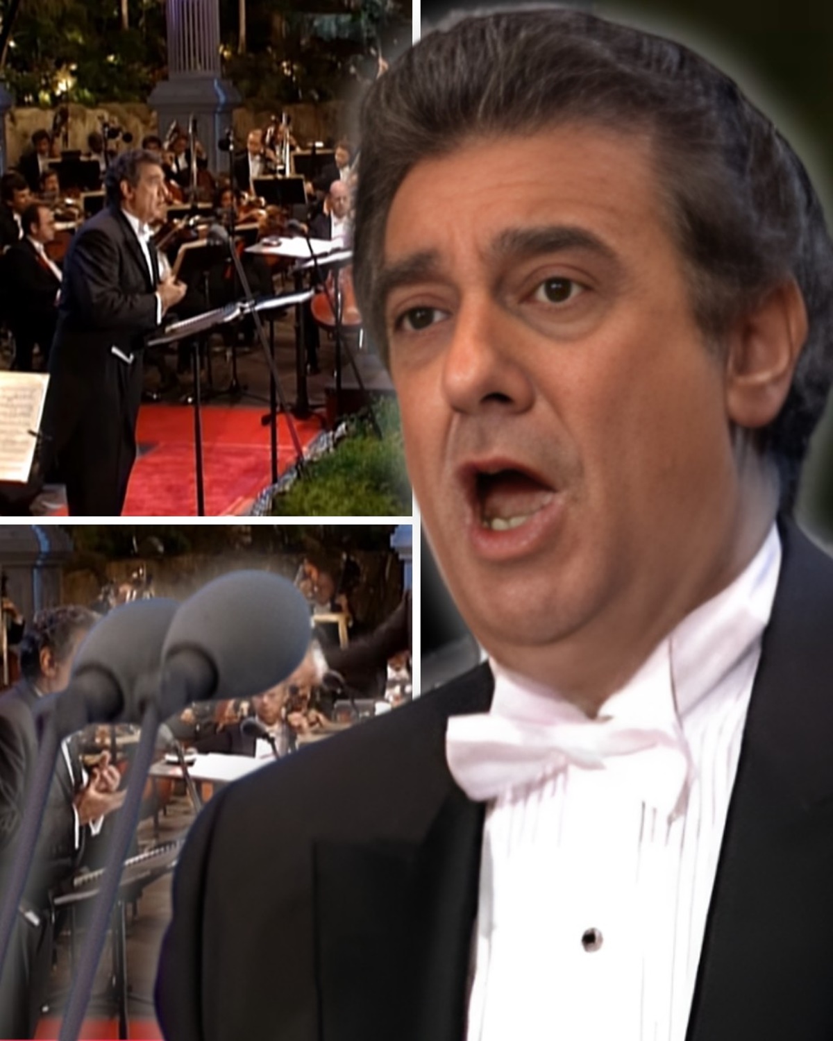 Placido Domingo's "Amor, vida de mi vida" in the unforgettable atmosphere of The Three Tenors in ...
