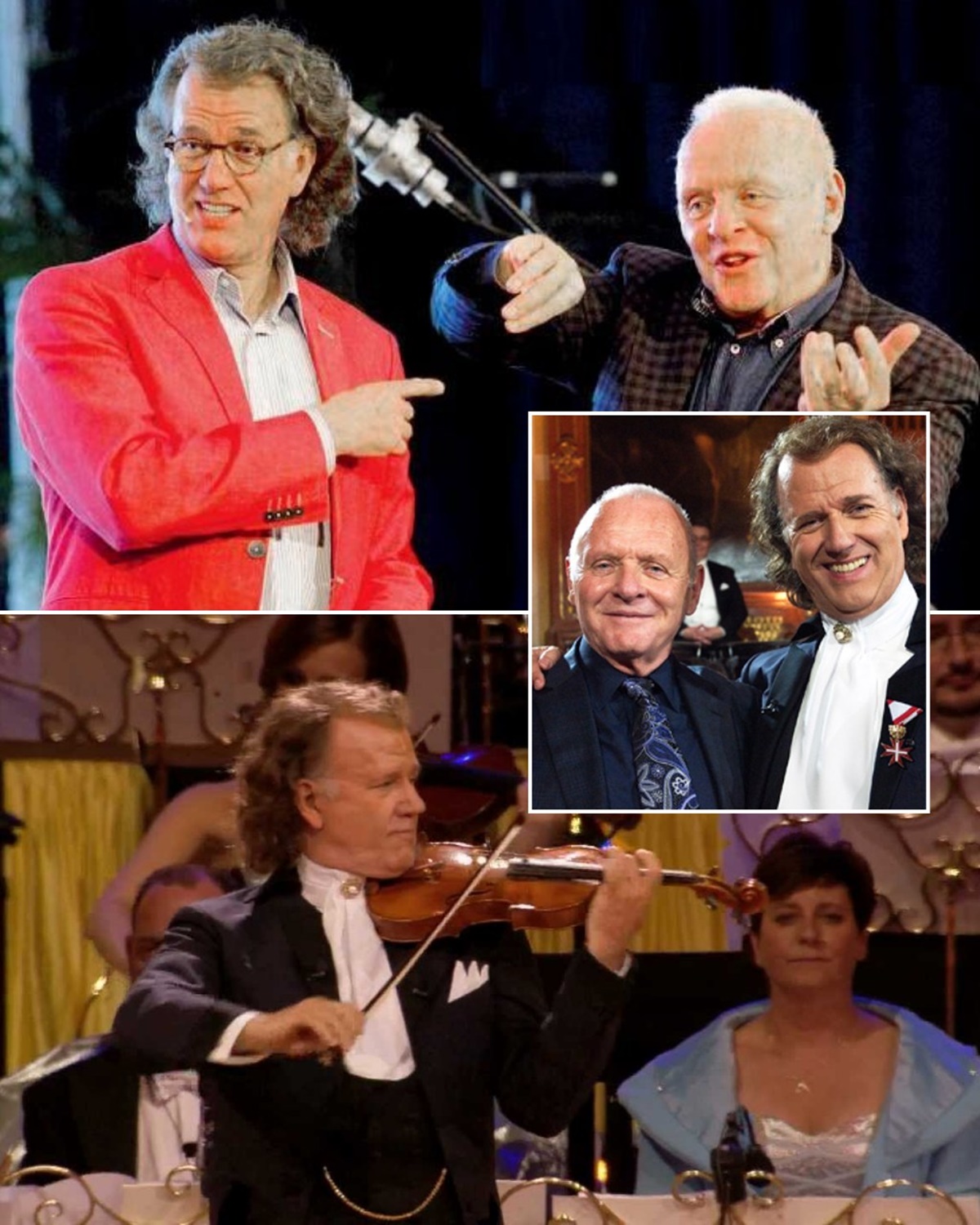André Rieu graced the stage with his iconic waltz, And The Waltz Goes ...
