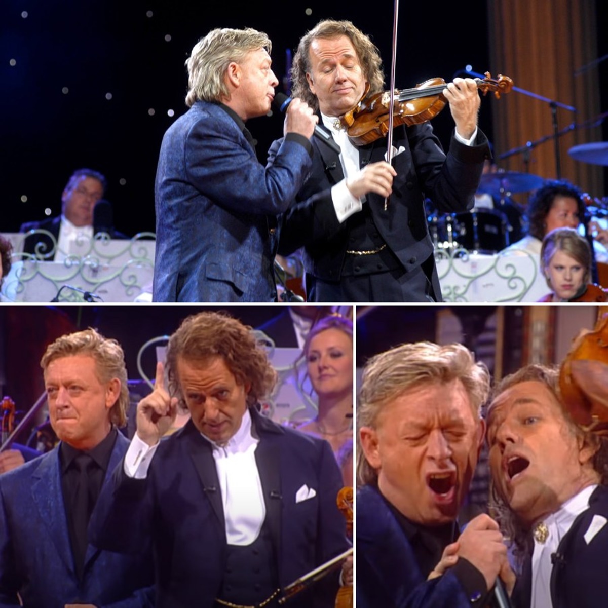 André Rieu and Benny Neyman delivered a heartwarming rendition of “Ode ...