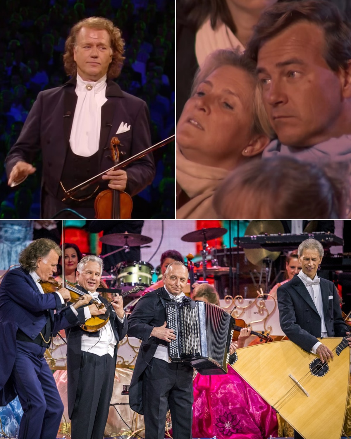 André Rieu, with his mesmerizing performance, and Trio St. Petersburg ...