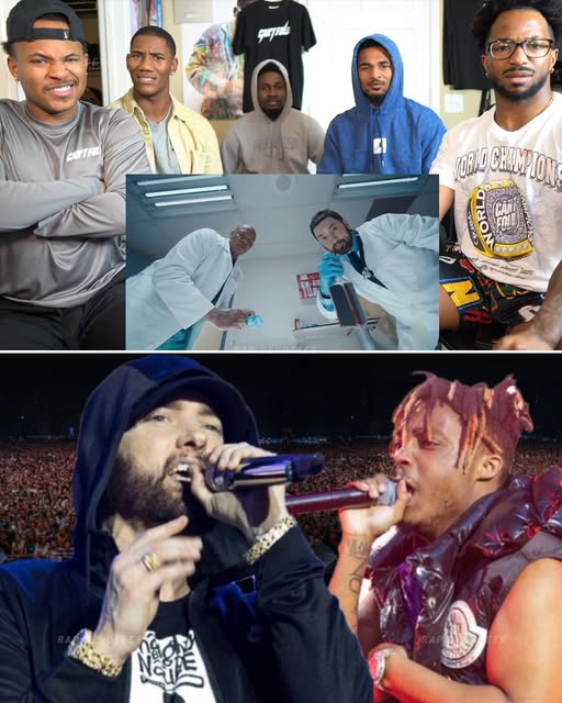 Five friends sat down to watch Eminem and Juice WRLD’s explosive ...