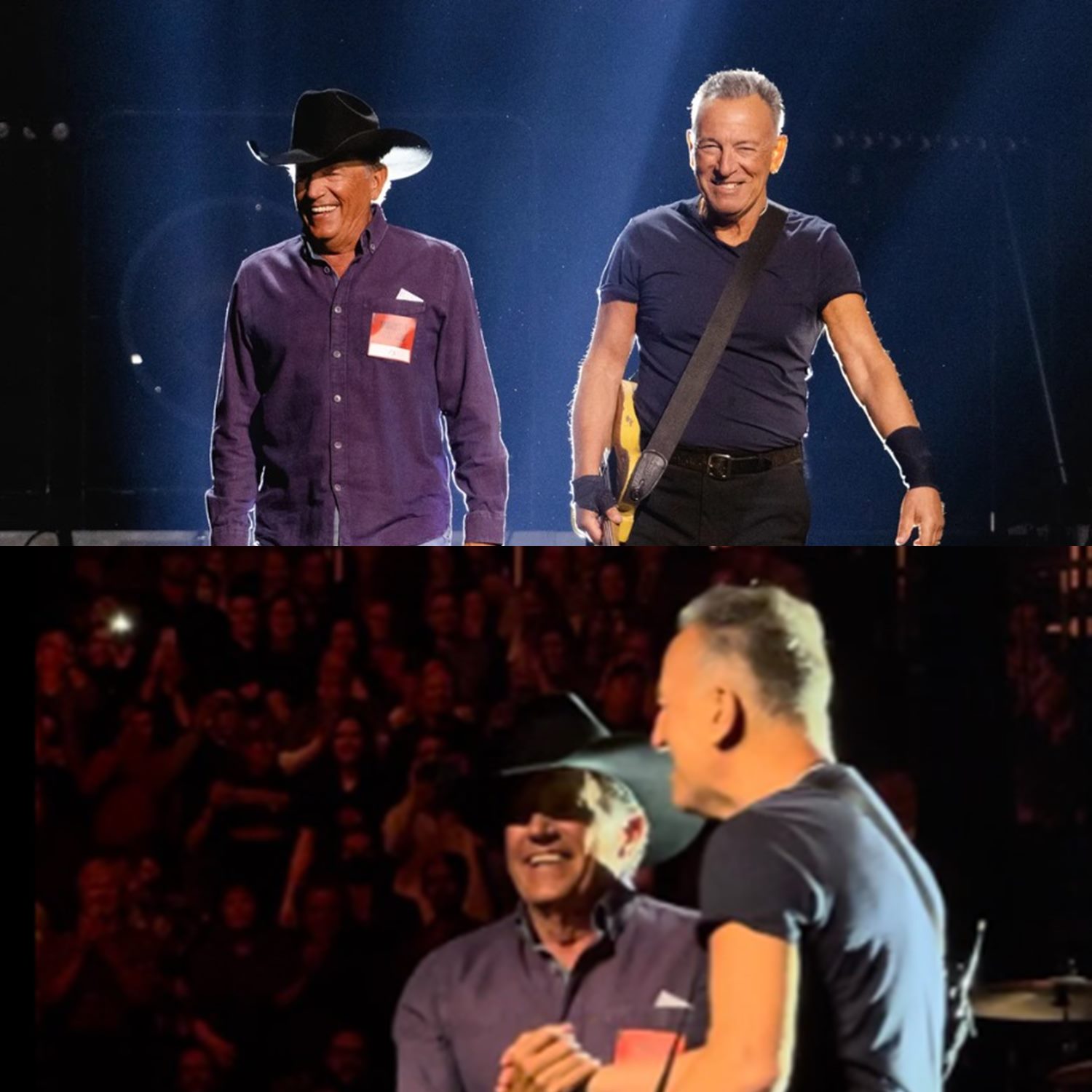 Bruce Springsteen and George Strait Unite for a Surprise Onstage Moment in Austin—Fans Go Wild ...