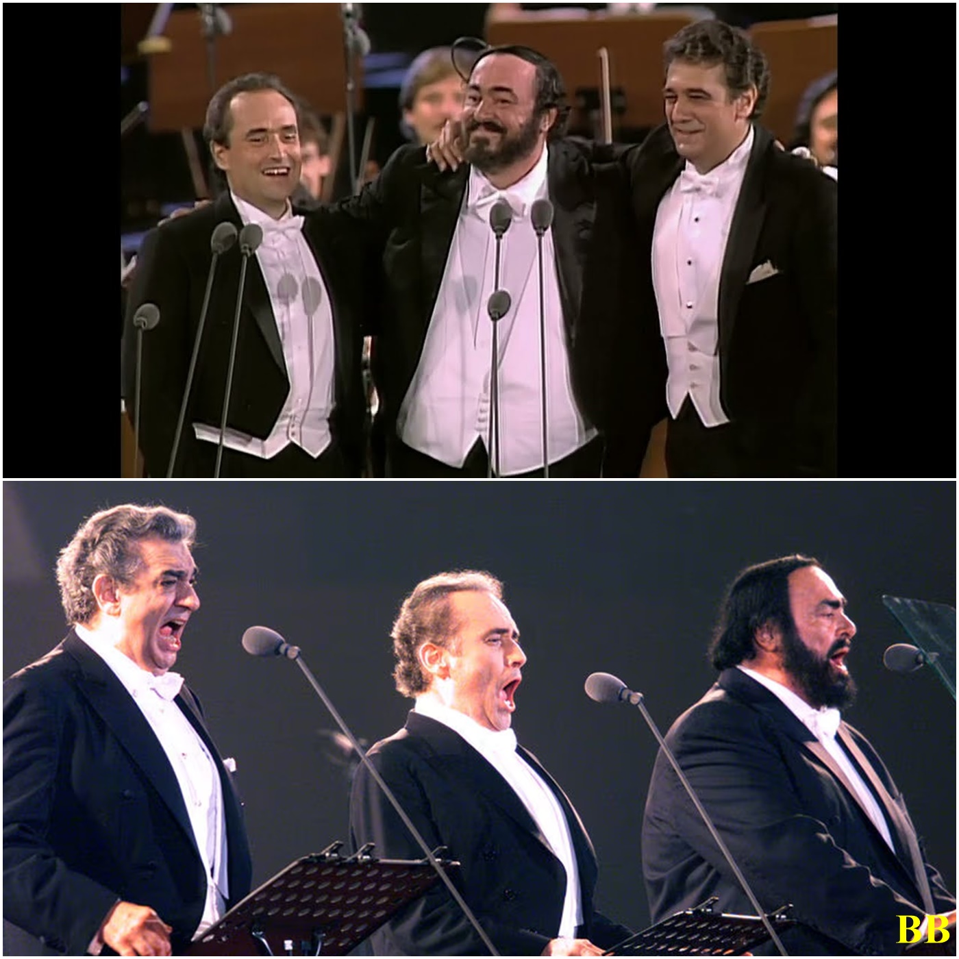 This rare footage of Luciano Pavarotti, Plácido Domingo, and José ...