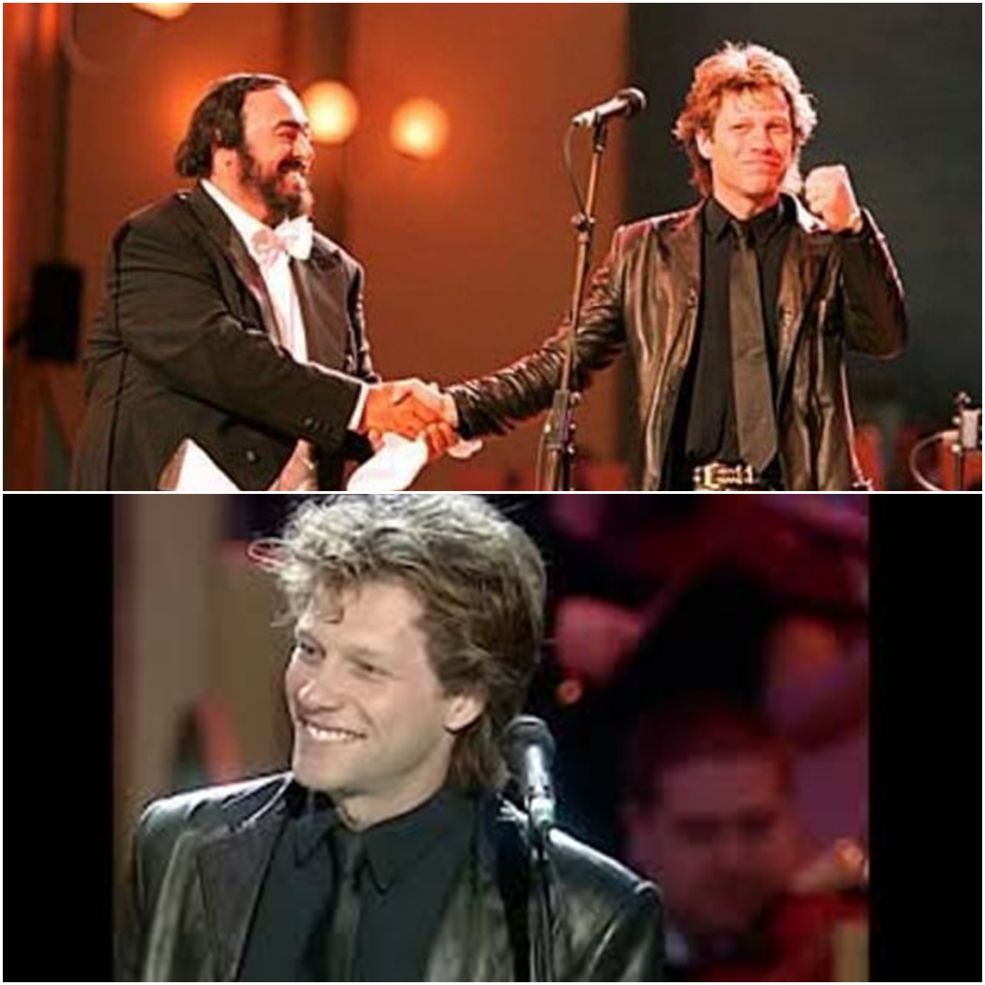 Two legends, Jon Bon Jovi and Luciano Pavarotti, joined forces for an unforgettable performance ...