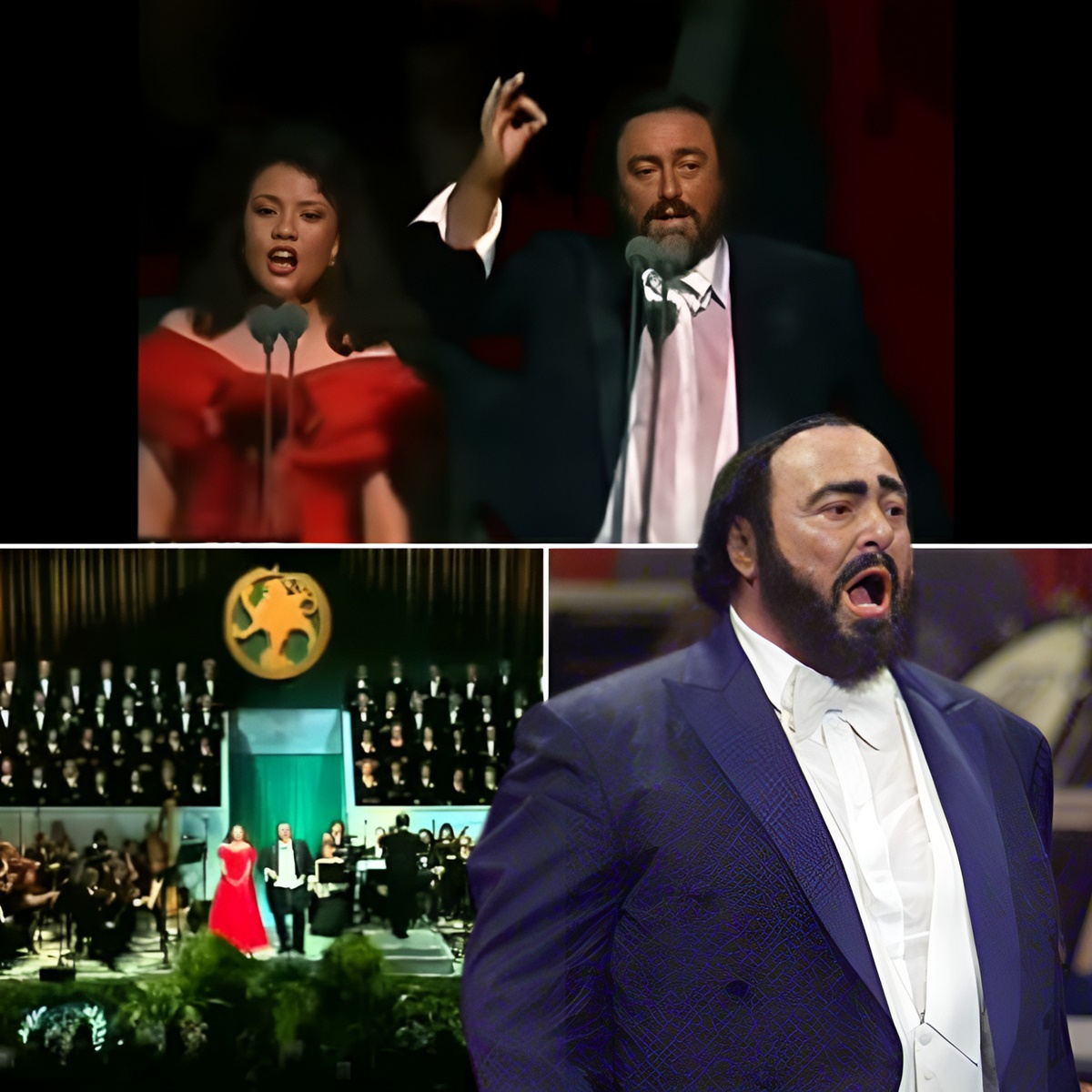 Luciano Pavarotti and Atzuko join forces for a mesmerizing and unforgettable performance of La ...