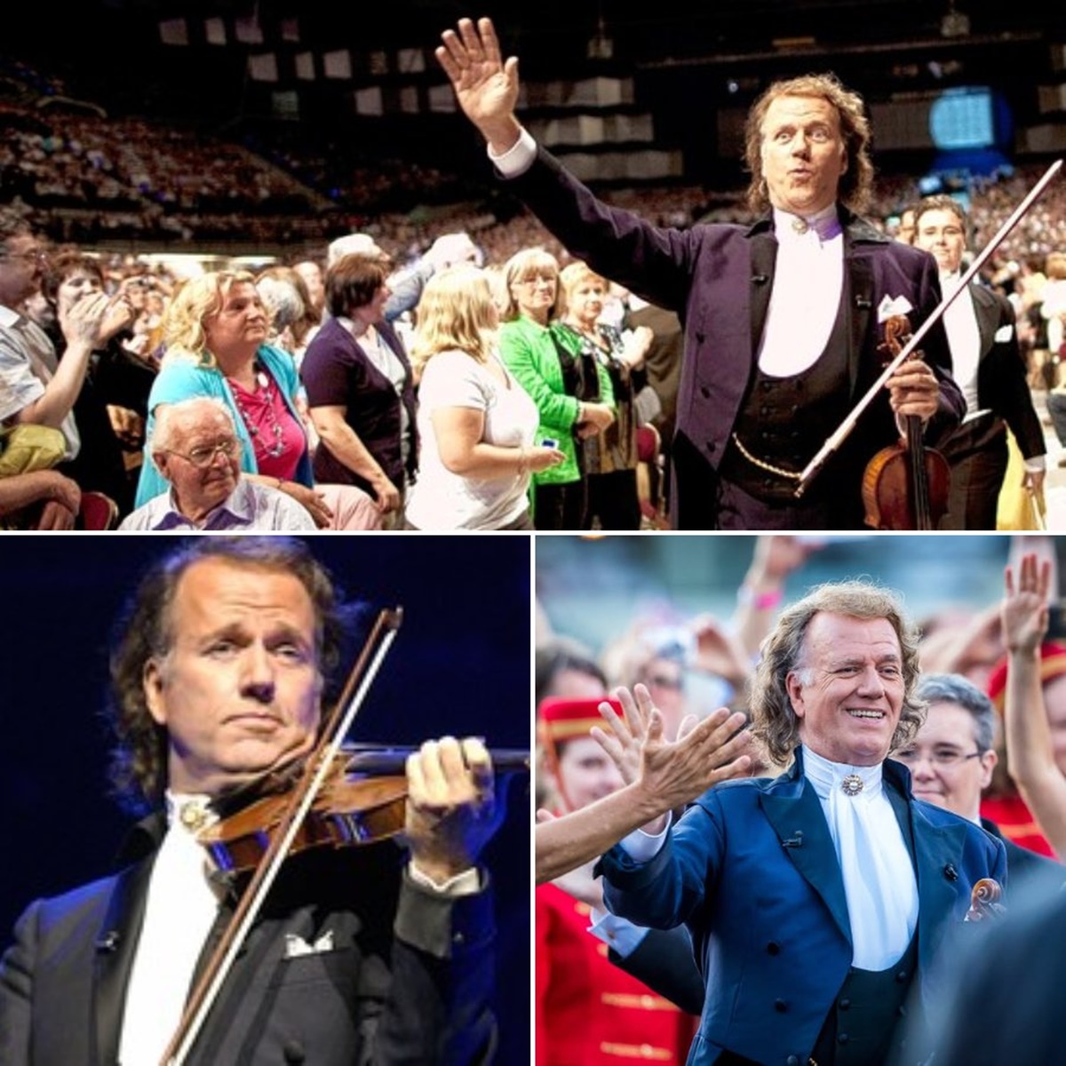 André Rieu and his renowned Johann Strauss Orchestra took the stage to ...