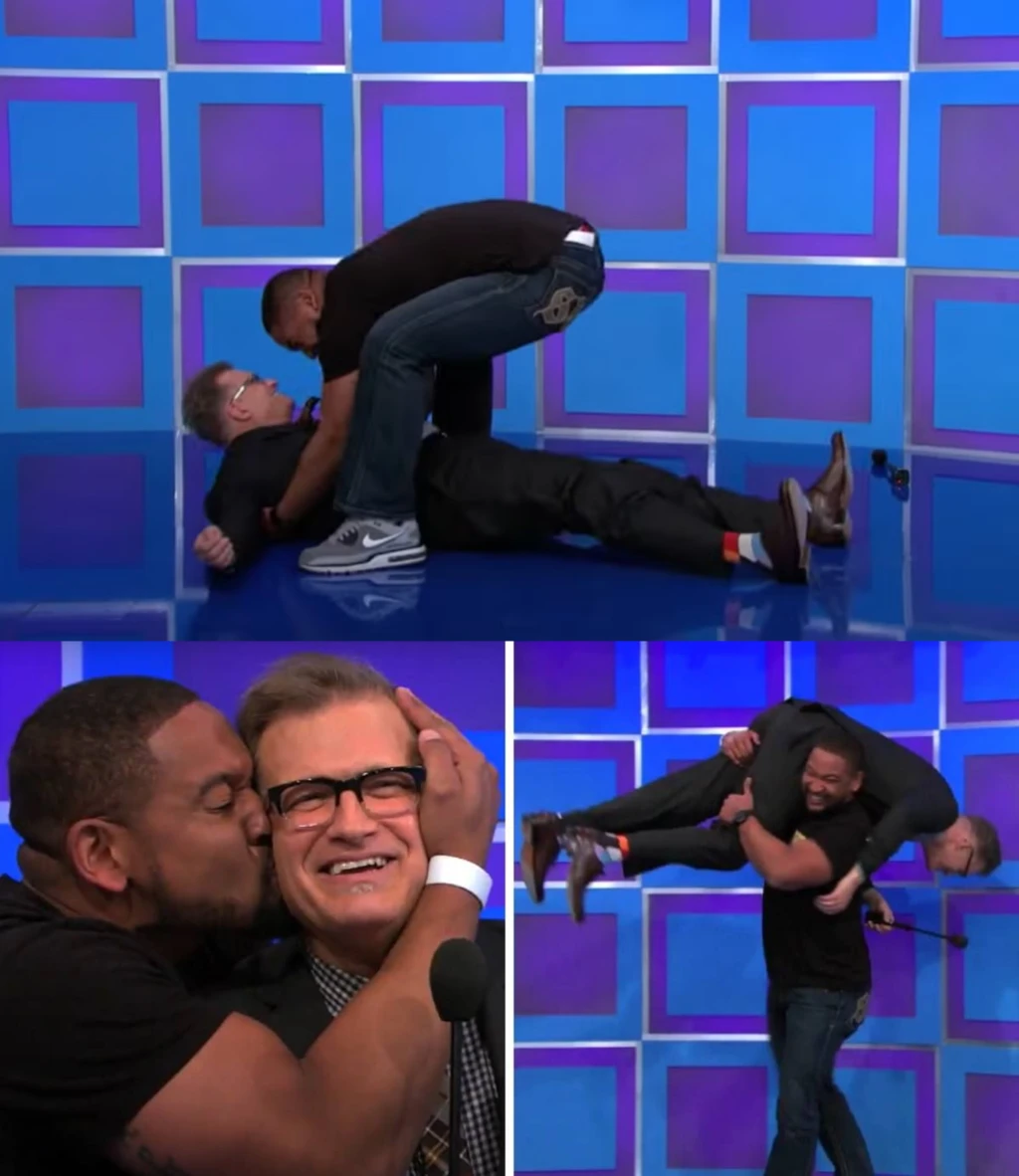 SH0CKING: Drew Carey Somehow Keeps His Calm After Being Thrown to the ...